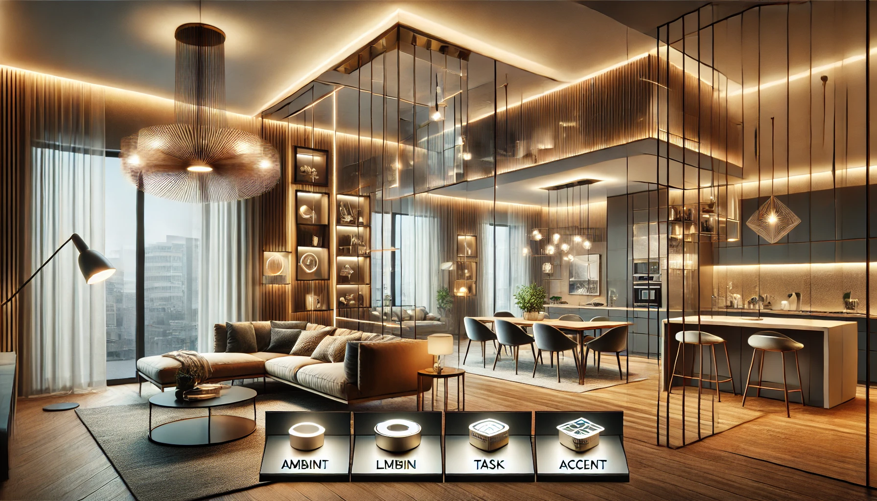 Lighting design for different spaces - Interior Design