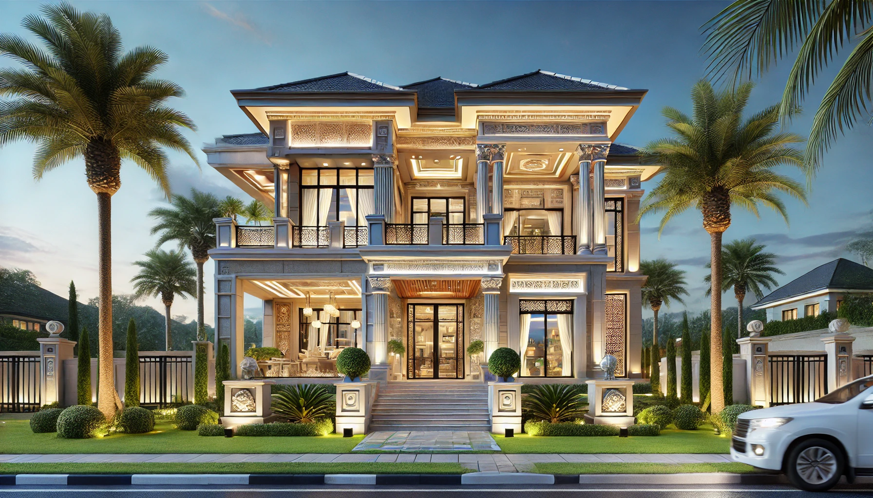 Facade design for villas - Interior Design