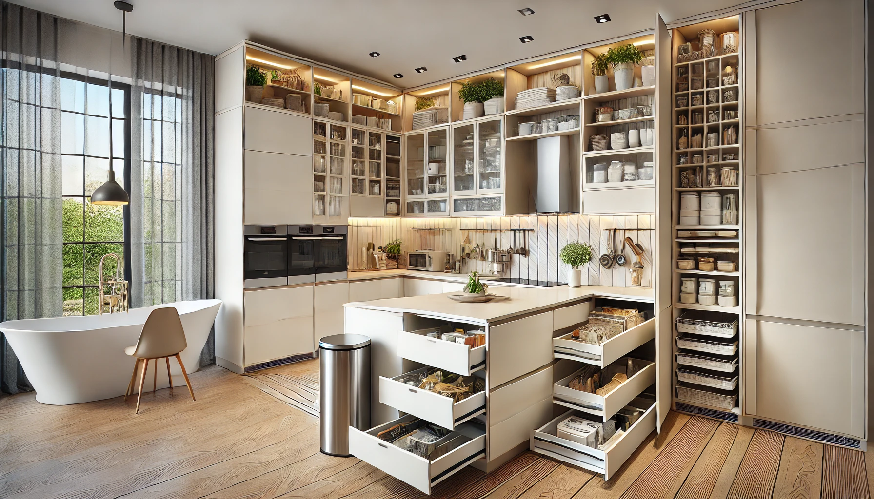 Designing storage spaces in the kitchen - Interior Design
